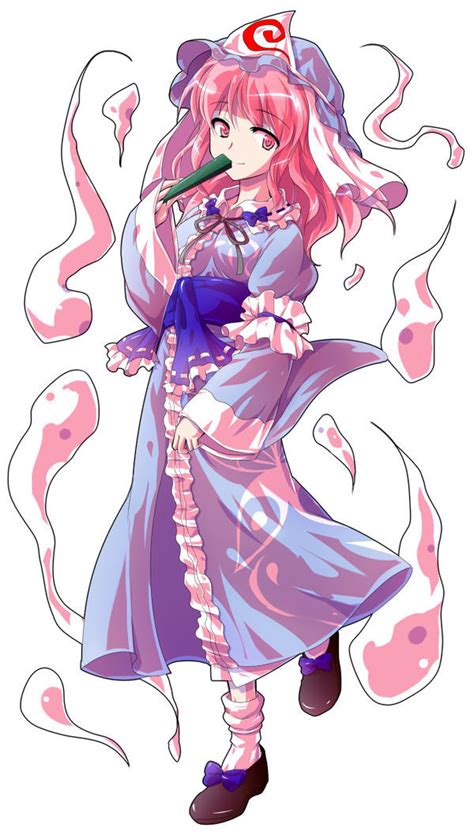 Yuyuko Saigyouji Dairi Version By Cirno Saysay On Deviantart