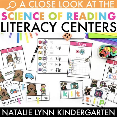 Science Of Reading Literacy Centers Clip Art Library