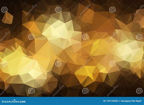 Abstract Polygonal Illustration Which Consist Of Triangles Geometric Background In Origami