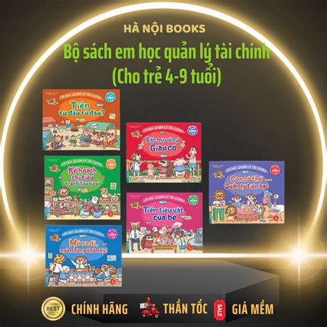 Sách Combo 6 Cuốn Em Học Quản Lý Tài Chính Rèn Luyện Kỹ Năng Sống