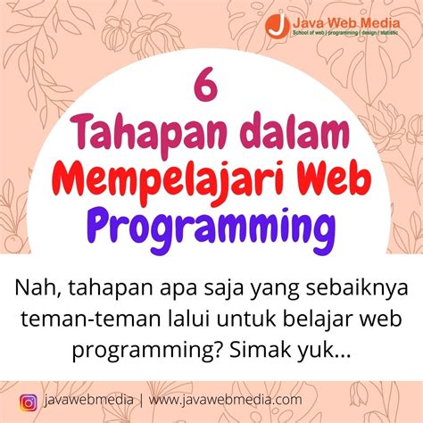 Tahapan Dalam Mempelajari Web Programming