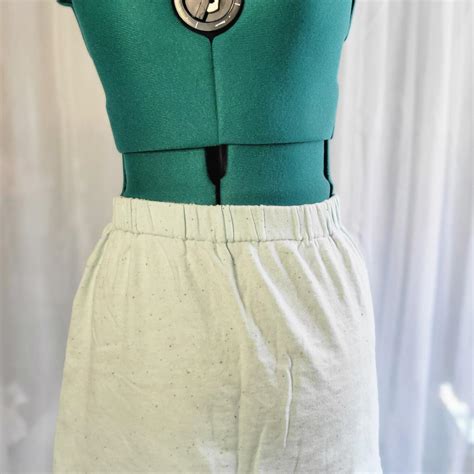 Nile Perch Soft Blue Heart Back Skirt Size S Depop