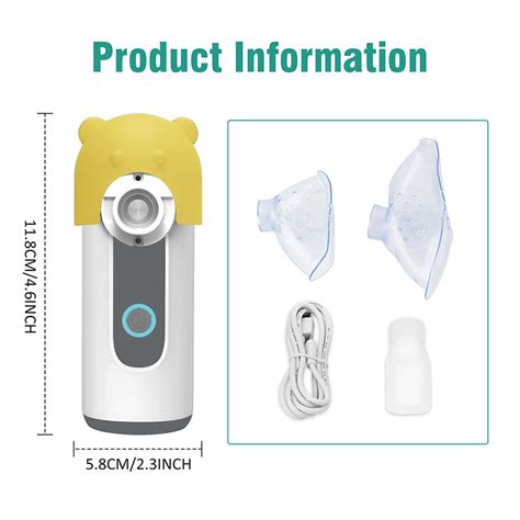 Mesh Nebulizer Handheld Portable Mesh Nebulizer Mini Inhaler Machine ...