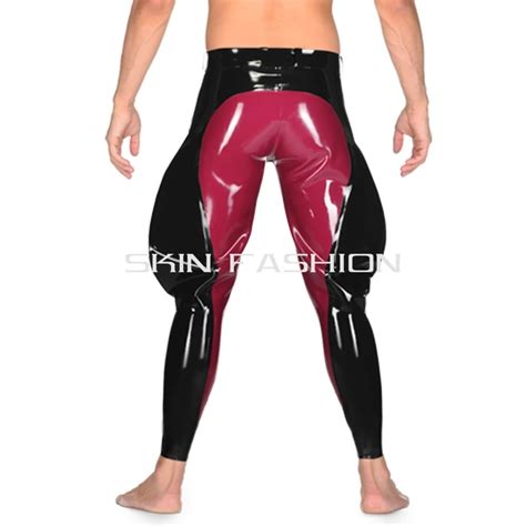Buy Free Shipping Men New Style Long Pants Latex