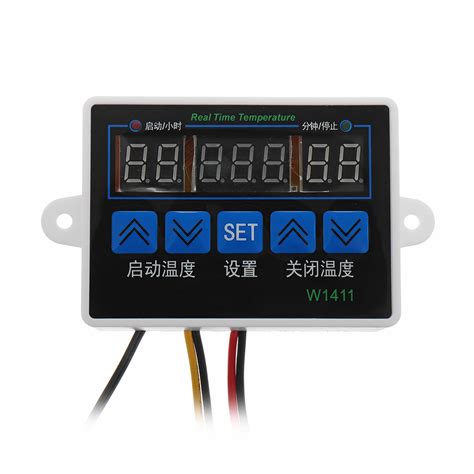 W1411 12v 24v 220v 10a Led Digital Temperature Controller Thermostat Control Switch Sensor