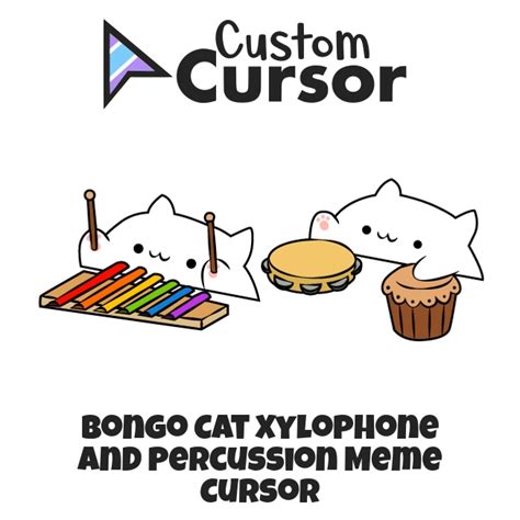 Bongo Cat Xylophone And Percussion Meme Cursor Custom Cursor