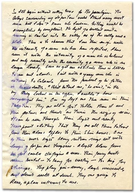 File Of John Cheevers Writings Including Manuscripts And Letters John Cheever