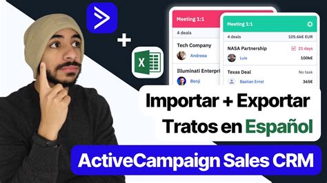 Cómo Importar y Exportar tratos en el CRM de ActiveCampaign en 2024