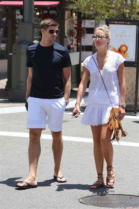 Alex Gerrard Having Lunch Out In Los Angeles July 2015