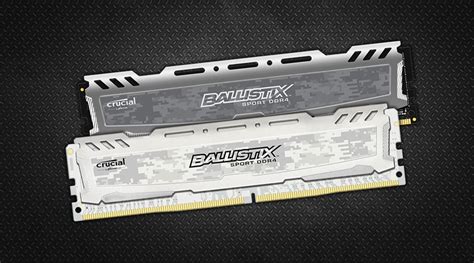 Crucial Officially Announces Ballistix Sport Ddr4 Gaming Ram For