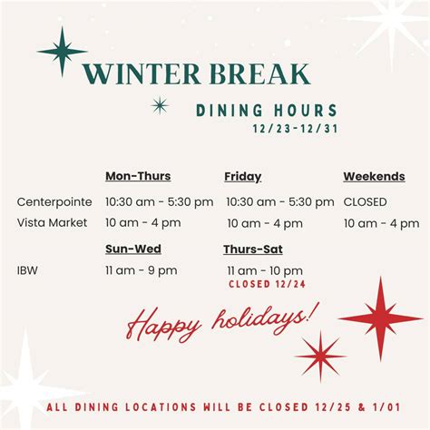 Happy Holidays Broncos 🎄⭐ All Cpp Dining Services