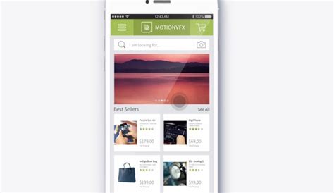 Myapp Ios Ui Kit Promo After Effects Template Motionvfx Free