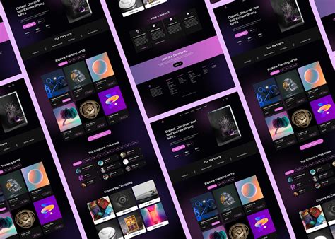 Nft Landing Page Design On Behance