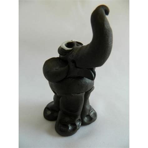 Статуетка слон сірий кераміка глина — ціна 150 грн у каталозі Статуетки Купити товари для дому