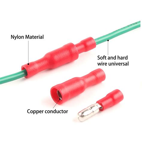 MPD FRD PVC Bullet Shaped Female Male Insulating Joint Wire Connector