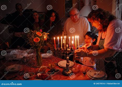 Еврейские праздники Hanukkah Стоковое Фото изображение насчитывающей