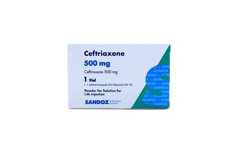 Ceftriaxone 0 5gm Vial Im Makkya