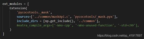 Pycocotools踩坑（importerror Cannot Import Name ‘mask‘ From ‘pycocotools‘）（no Module Named
