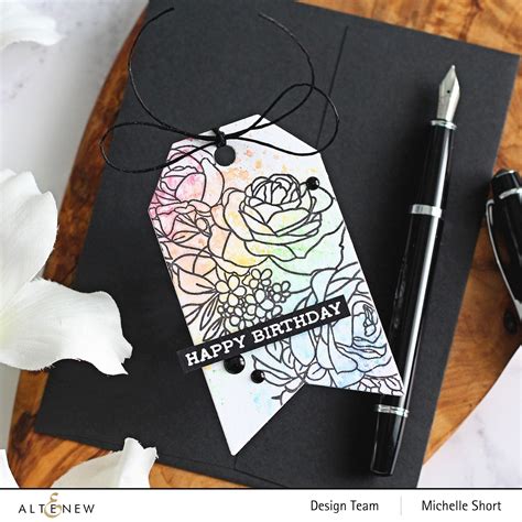 Ink Smooshing With Hawaiian Shores Brush Fine Tip Pens