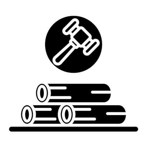 Premium Vector Commodity Auction Glyph Solid Black Illustration