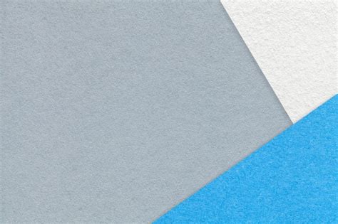 Textura De Fondo De Papel De Color Gris Artesanal Con Borde Azul Y