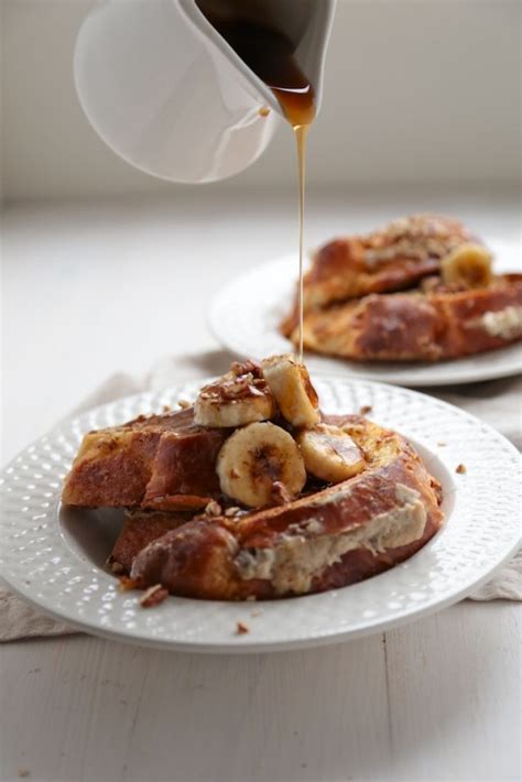 Bourbon Banana Nut Stuffed French Toast Homemade Home
