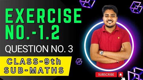 Locate Root 5 On Number Line Class 9 Math Exercise 1 3 Question Number 3 Ex 1 3 Qno 3 Class 9