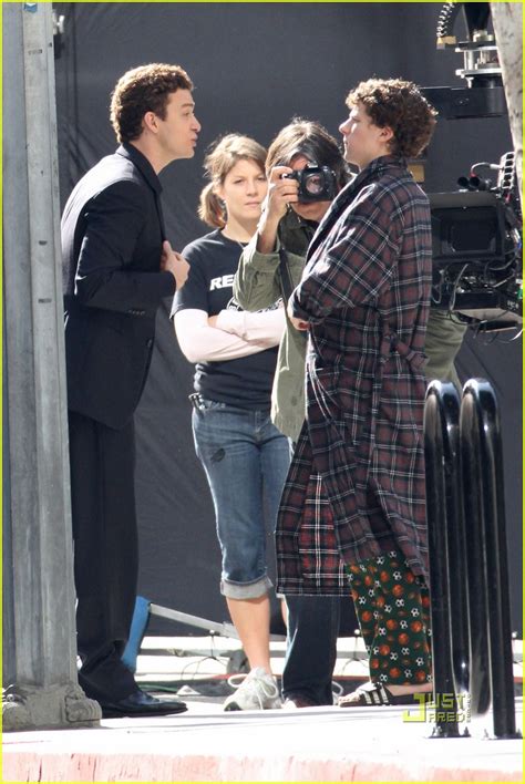 Justin Timberlake From Sexyback To Social Network Set Photo