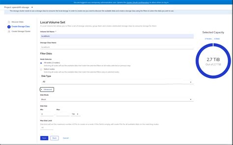 Deploying Openshift Container Storage Using Bare Metal Infrastructure