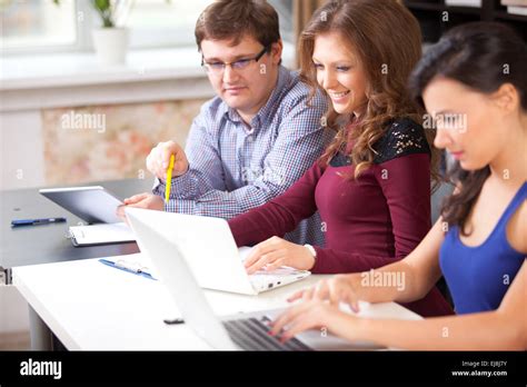 Computer Lab Babe Hi Res Stock Photography And Images Alamy