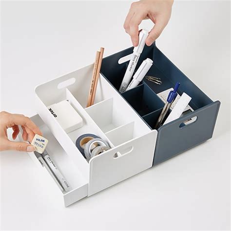 콤보 수납정리함 데스크 펜홀더 오거나이저 감도 깊은 취향 셀렉트샵 29cm