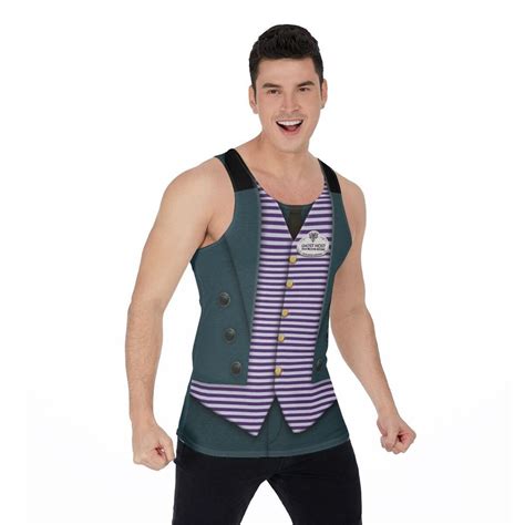 Haunted Mansion Butler 3d Tank Top Disney Cast Member Costume Disney