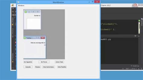 20 Curso De Pyqt Aplicación Con Subventanas Youtube