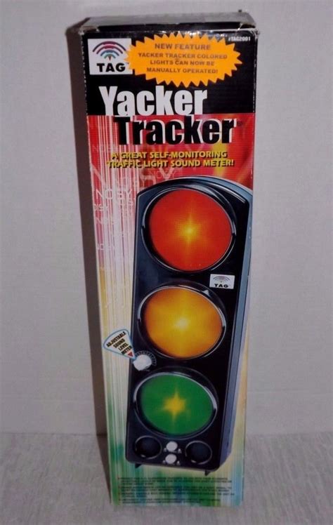 The Original Yacker Tracker Noise Monitor W Alarm Traffic Light School Classroom 1864763573