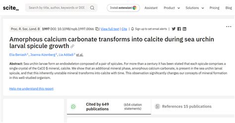 Amorphous Calcium Carbonate Transforms Into Calcite During Sea Urchin