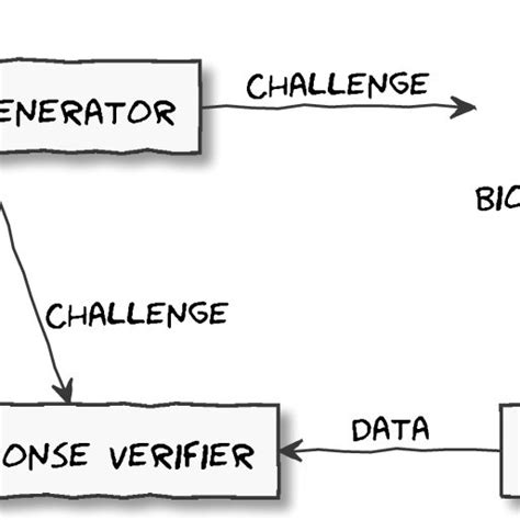 A Model Biometric System With Challenge Response As It Might Be