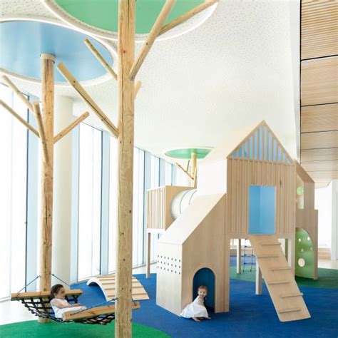 Red Dunes Playtopia Features Cave Like Play Spaces And Undulating Hills