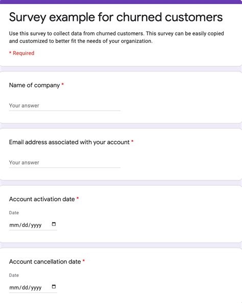 Download The Template Customer Churn Analysis Template
