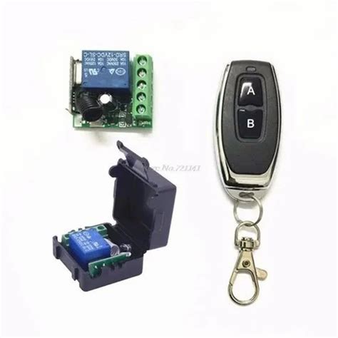 5A Wireless 12V Single Channel RF Module Remote Control For Home Automation 433MHz At 280