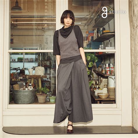 지스튜디오 23fw 스커트팬츠