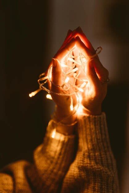 Luces De Navidad Foto Premium