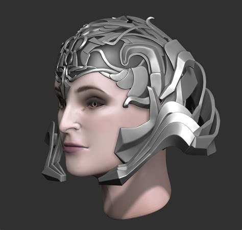 🏛️ Elaborate Headpiece・ Stl File For 3d Printing・cults
