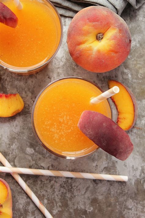 Sparkling Roasted Peach Lemonade