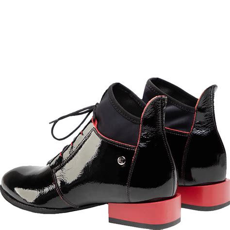 Maciejka 04744 Black Patent Ankle Boots Shoebedoo