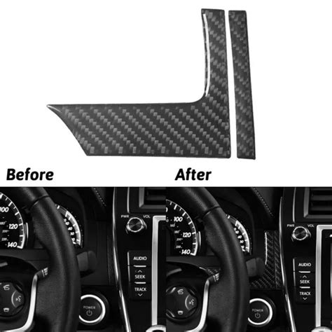 HOUSSE INT RIEURE PREMIUM En Fibre De Carbone Garniture Pour Toyota Pour Camry EUR 18 73