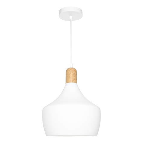 Bevo 1lt Pendant White Cougar Lighting