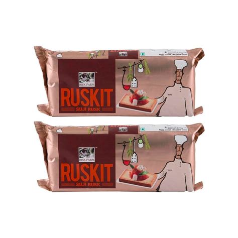Bisk Farm Ruskit Suji Rusk Pack Of 2 Price Buy Online At Best Price