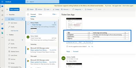 como analisar e mails e preencher listas do sharepoint no power automate