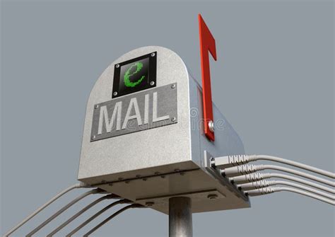 Retro Email Postbox Stock Illustration Illustration Of Messages 25044279