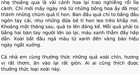 Top 15 bài văn mẫu tả cây xoài chọn lọc hay nhất UPDATE 2023